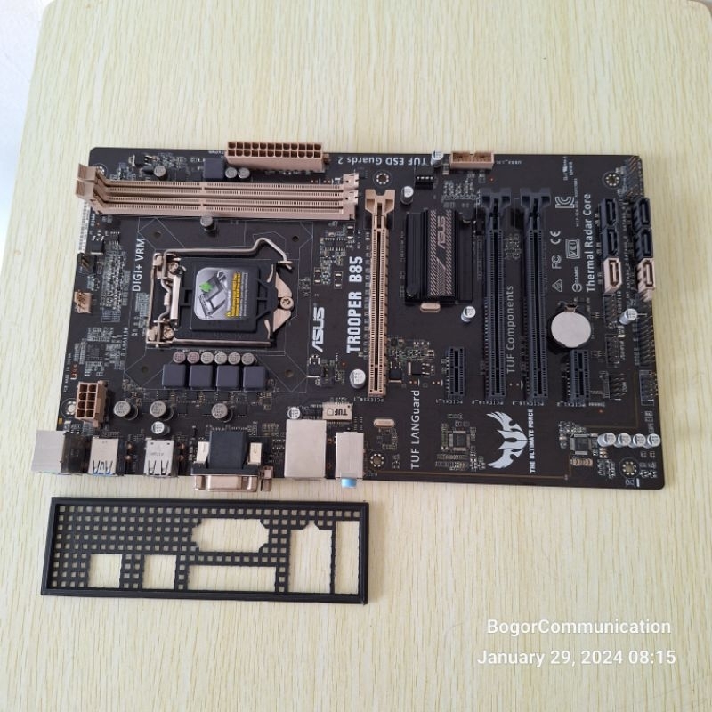 Jual Motherboard Asus TROOPER B85 Intel Haswell 1150 DDR3 | Shopee Indonesia