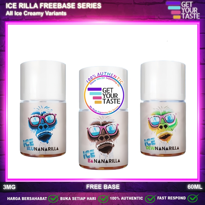 Jual Liquid Ice Rilla Freebase Series 60ML by IJC | Shopee Indonesia