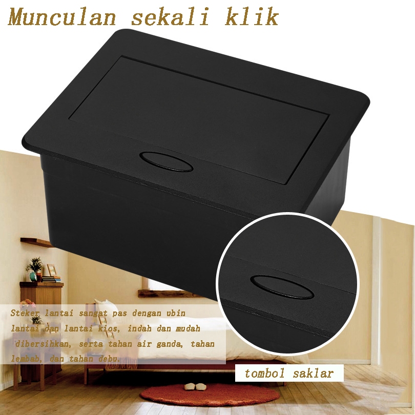 Jual Stop Kontak Lantai Flip Up Slow Motion Stopkontak/Stop Kontak ...