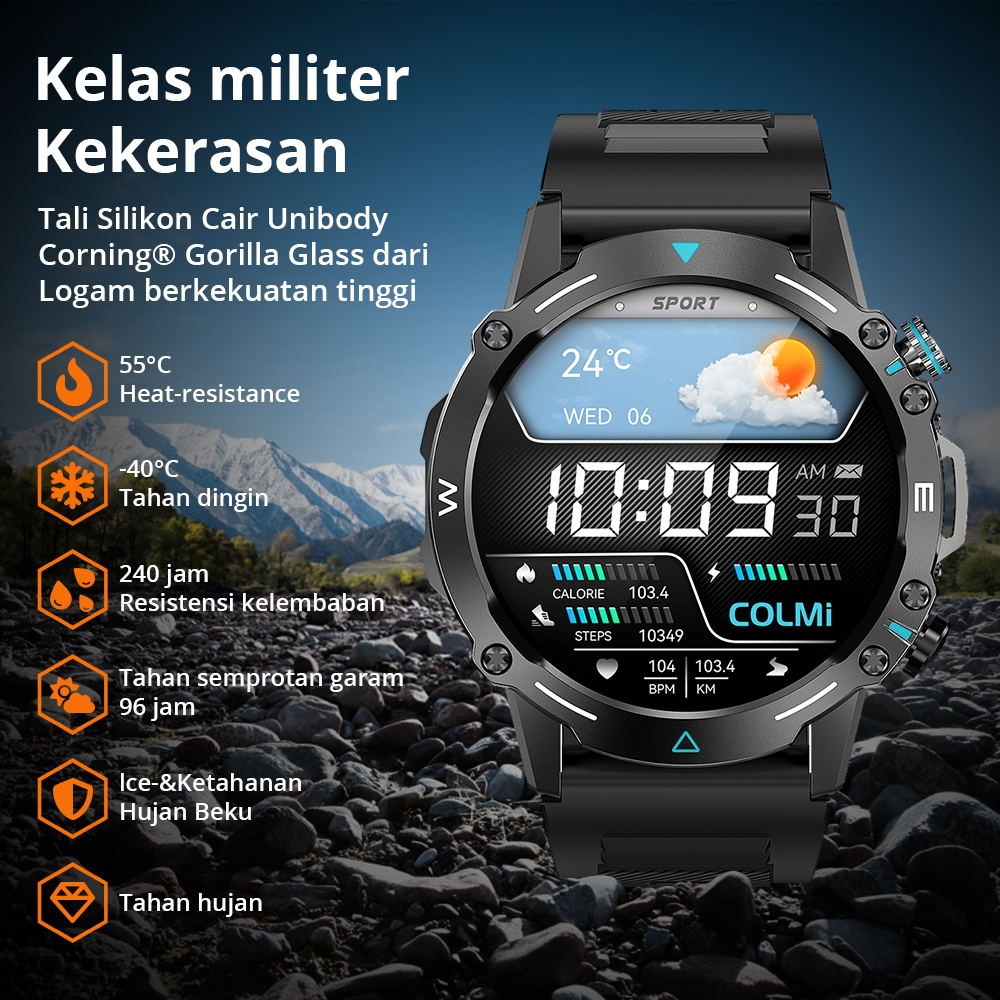 Jual COLMI M42 Smart Watch Layar Amoled｜Jam tangan pria｜Ip68 Tahan Air ...