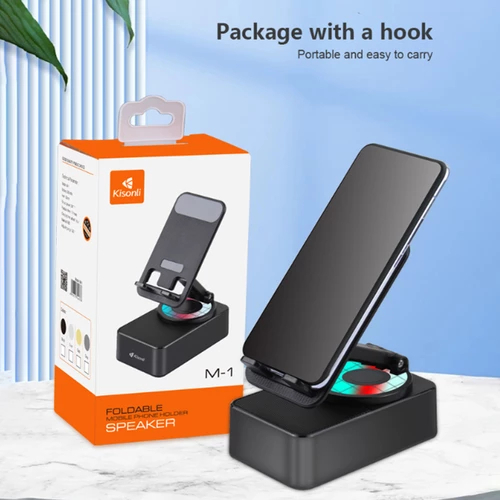 Jual KISONLI SPEAKER PORTABLE KISONLI M-1 + PHONE HOLDER | Shopee Indonesia