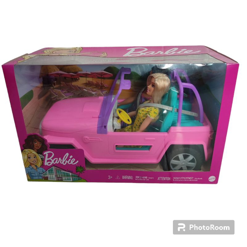 Jual Barbie set mobil jeep ori mattel | Shopee Indonesia