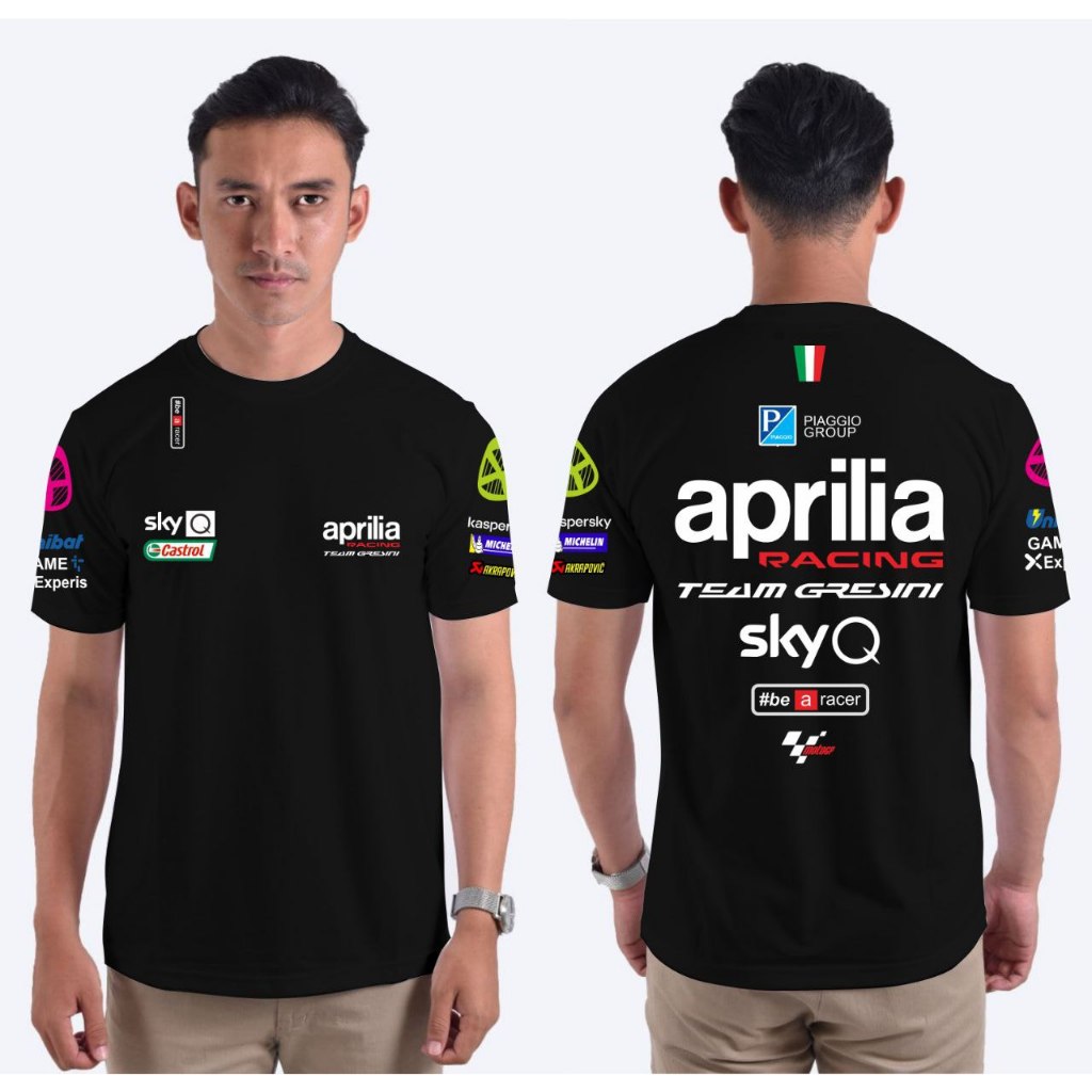 Jual racestars47 / Kaos Pria / pakaian pria kaos / T-shirt aprilia ...