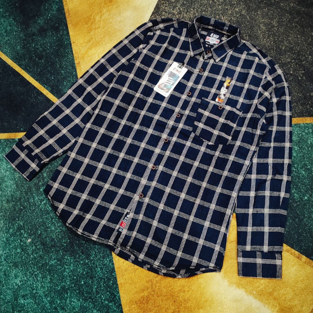Jual Kemeja Flanel Pria Lengan Panjang Distro Fanel Motif Kotak Kotak ...