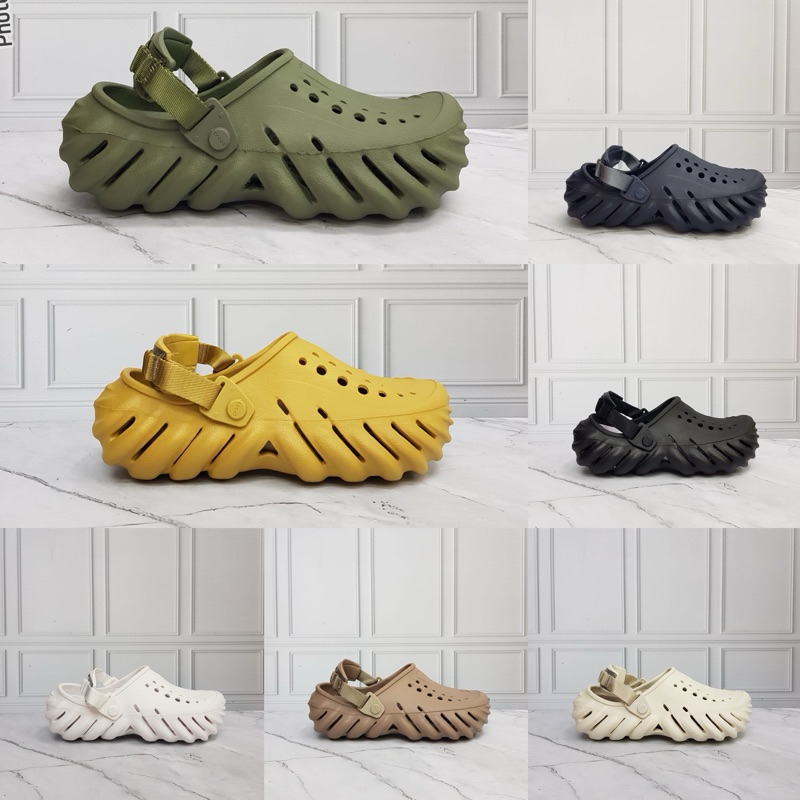 Jual TERMURAH *Sendal Crocs Echo Clogs Unisex Man / Clog / Croc ...