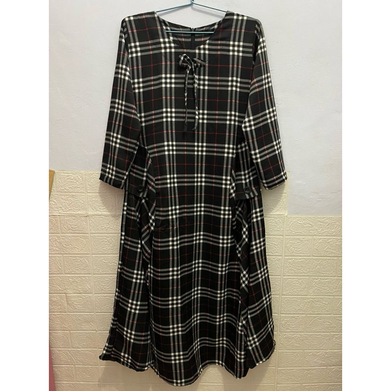 Jual Gamis / Dress Kotak-Kotak (PL) | Shopee Indonesia