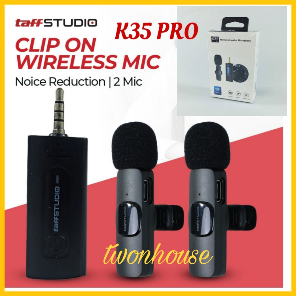 Jual Mic clip on hp youtuber Vlogging Singing Live Record Podcast Jarak ...