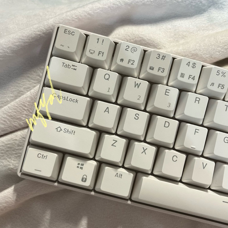 Jual [READY SIAP KIRIM] white royal kludge rk61 rgb mechanical keyboard ...