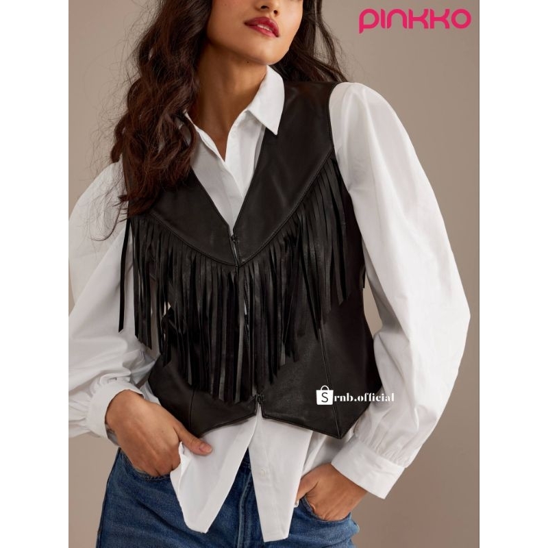 Jual [COD] rompi wanita kasual,vest rumbay kulit,rompi koreaan stye ...