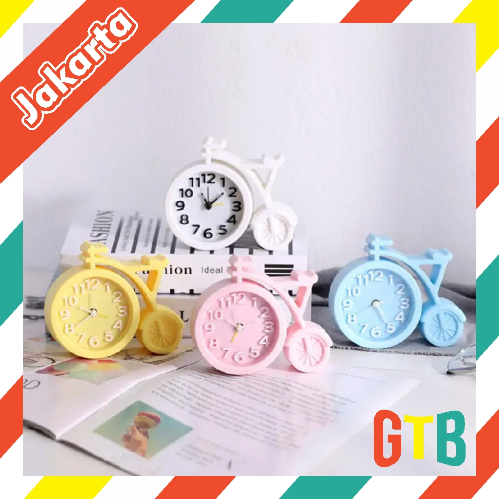 Jual GTB Jam Meja Model Sepeda / Jam Alarm / Jam Beker / Jam Analog ...
