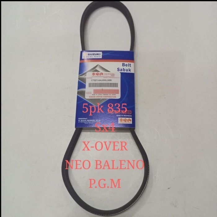 Jual Fan belt van belt v belt rib belt tali kipas 5PK 835 SX4 X-OVER | Shopee Indonesia