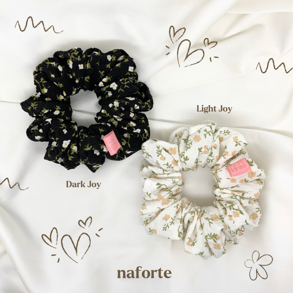 Jual Joy Series Scrunchies / Regular Size Scrunchie / Large Size ...