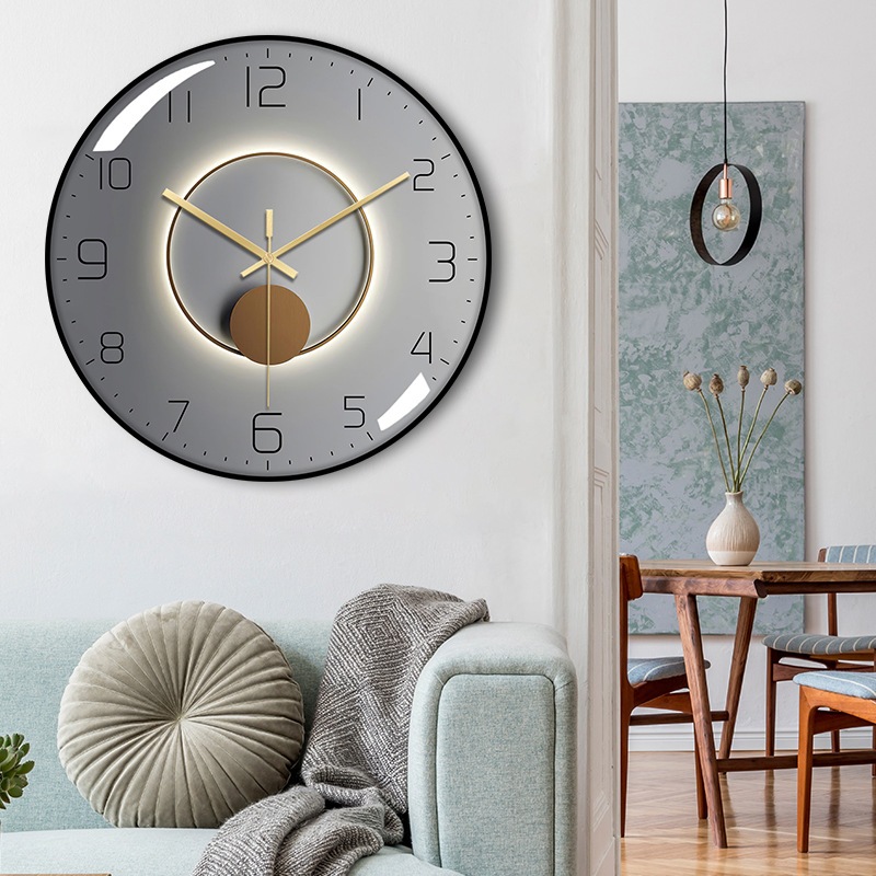 Jual Megam Jam Dinding Minimalis Jam Analog Ruang Tamu Aesthetic ...