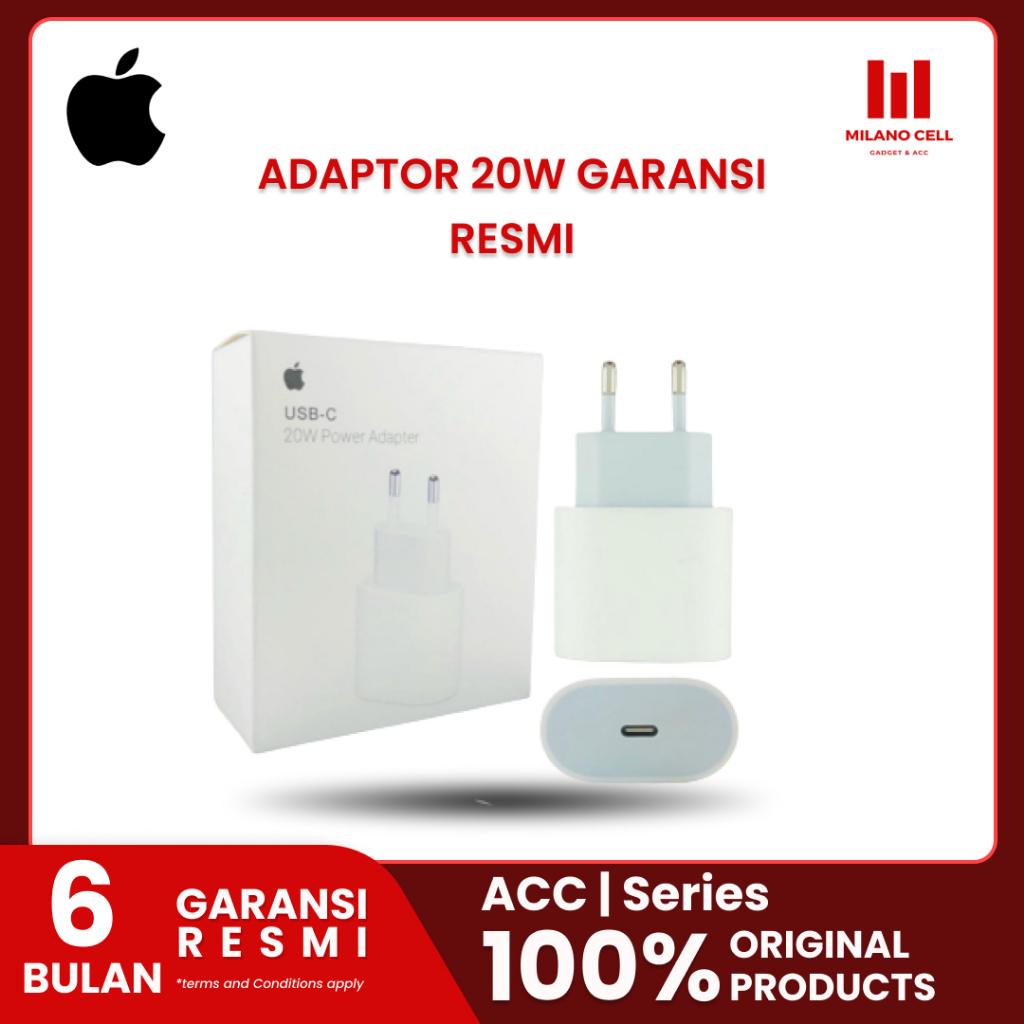 Jual Adaptor Charger iphone 20W Original dan Garansi Resmi | Shopee ...