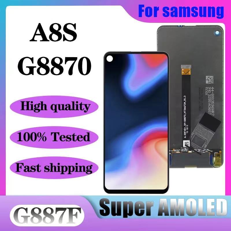 Jual 6.40" Original For Samsung A8S G8870 G887FZ LCD Display Touch Screen Digitizer Assembly ...
