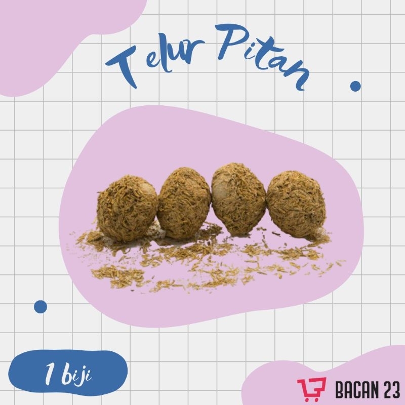 Jual Telur Pitan ( 1 Biji ) /Telur Hitam /Bacan23 | Shopee Indonesia