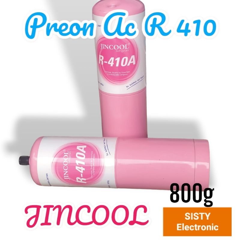 Jual Preon Freon AC Jincool R 410 800g | Shopee Indonesia
