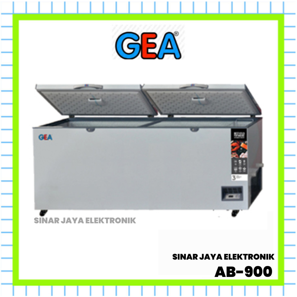 Jual CHEST FREEZER GEA AB-900 865 LITER | Shopee Indonesia