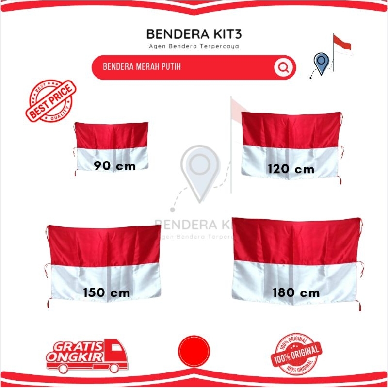 Jual Bendera Merah Putih Best Quality | Shopee Indonesia