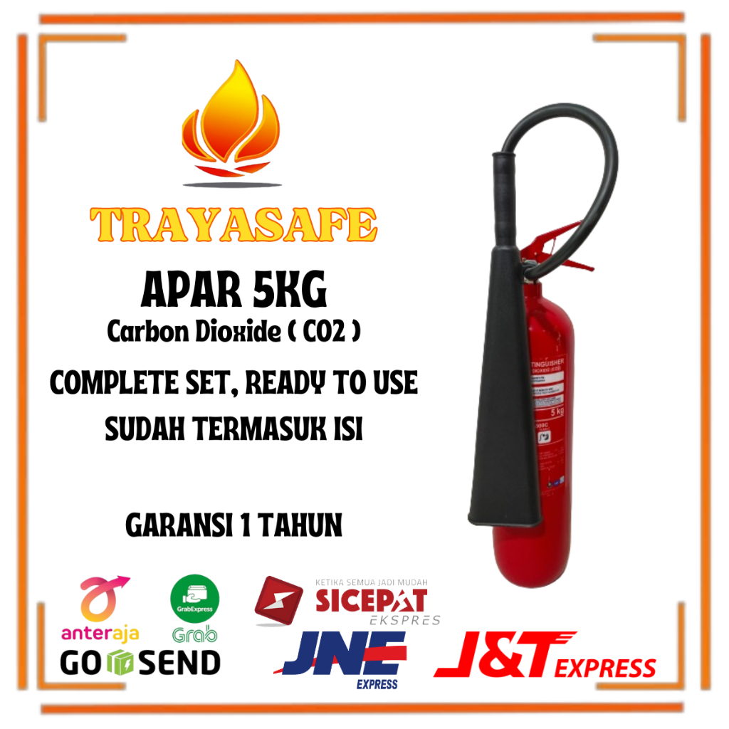Jual APAR Co2 TRAYASAFE Cap. 5Kg (TS-500C) | Shopee Indonesia