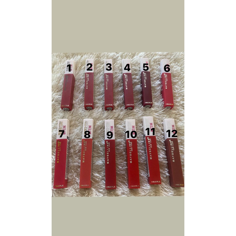 Jual etalase khusus lipcream maybelline 1 box isi 24pcs lipstick lip ...