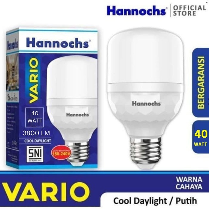 Jual Hannochs Lampu LED VARIO 40 WATT cahaya Putih | Shopee Indonesia