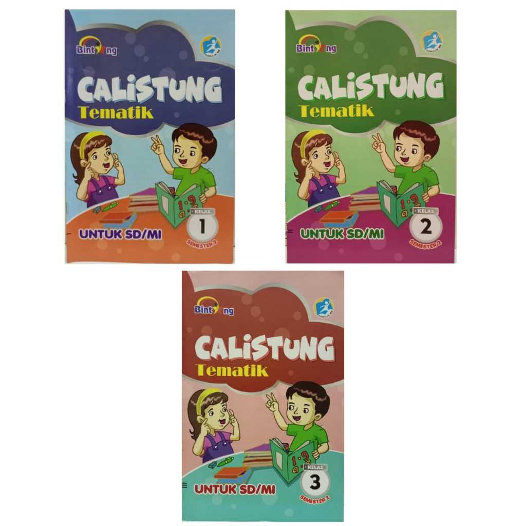 Jual Buku Calistung Tematik SD/MI Kelas 1,2,3 Semester 2 - Bintang ...