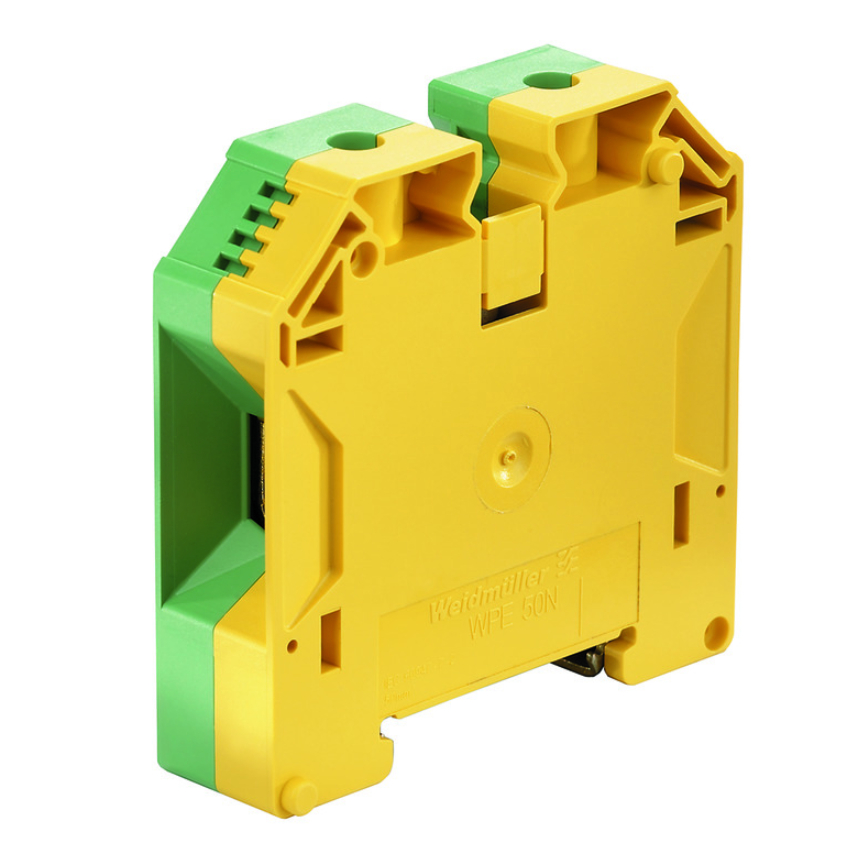Jual Weidmuller Terminal Block Grounding (PE) WPE 50N - 50mm | Shopee ...