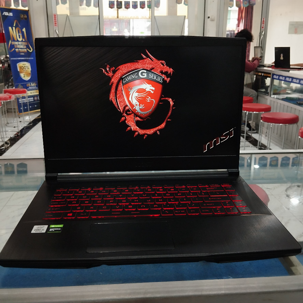 Jual Laptop Gaming MSI GF63 Thin 10SCSR Core i5 gen 10 RAM 8GB SSD 512GB Layar 144Hz Nvidia GTX ...