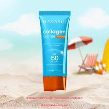 Jual Hanasui Collagen Water Sunscreen SPF 50PA++ | Shopee Indonesia
