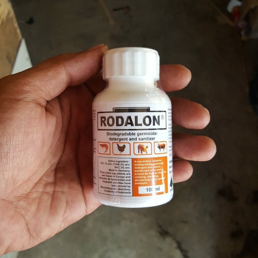 Jual Rodalon 100ml Desinfektan Kandang ternak, ruangan, semua peralatan ...