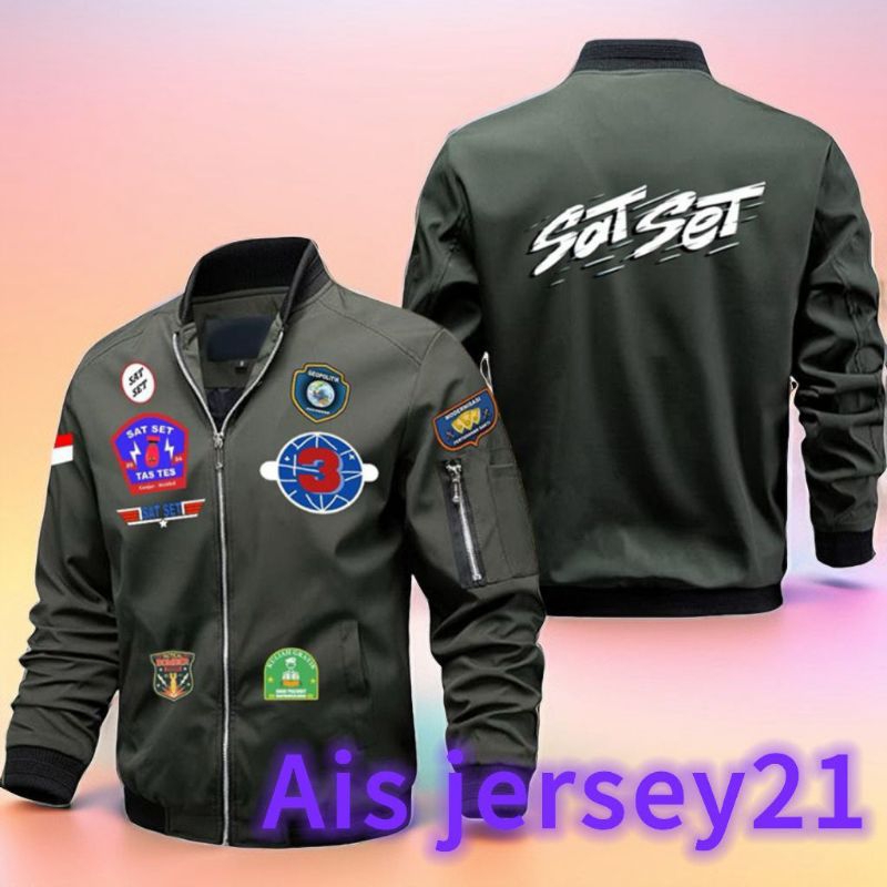 Jual JAKET BOMBER SATSET VIRAL GANJAR MAHFUD UNISEX | Shopee Indonesia Jual JAKET BOMBER SATSET VIRAL GANJAR MAHFUD UNISEX | Shopee Indonesia