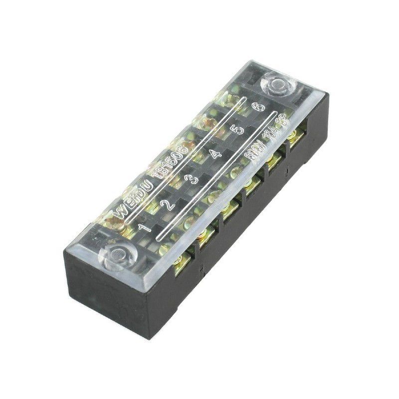 Jual Terminal Blok Kabel TB-1506 Blok Kabel 6 Pole 15A | Shopee Indonesia