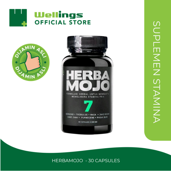 Jual HERBA MOJO BOTOL - MEMELIHARA STAMINA PRIA - 30 CAP | Shopee Indonesia