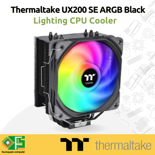 Jual CPU Cooler Thermaltake UX200 SE ARGB Black | Lighting CPU Cooler ...