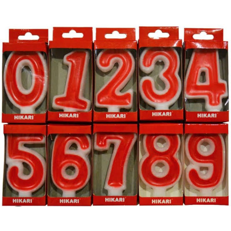 Jual Lilin Angka Merah Putih Besar | Shopee Indonesia