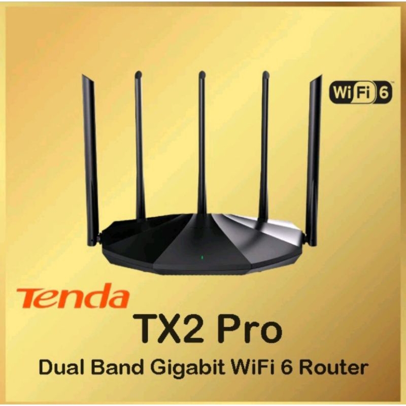 Jual Tenda TX2 Pro Dual-Band Gigabit Wi-Fi 6 Router TX2Pro-GNB | Shopee ...