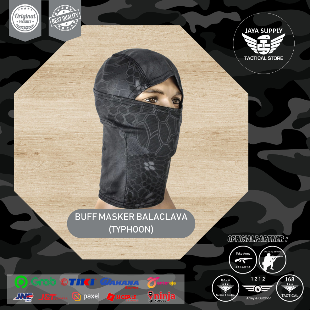 Jual Balaclava Army Motor Premium Buff Masker Full Face Military ...