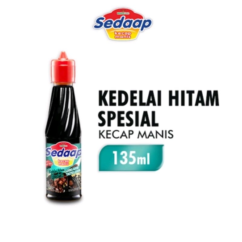 Jual Kecap Sedap Botol 135ml - Kecap Sedap Kedelai Hitam Spesial 135ml ...