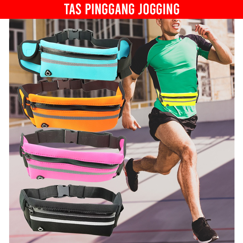 Jual Tas Pinggang Jogging Lari Gym Fitness / Tas Tempat Hp Olahraga ...