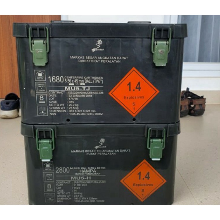 Jual KODE W8F Kotak Peluru Box munisi Tool Box Penyimpanan Perkakas ...