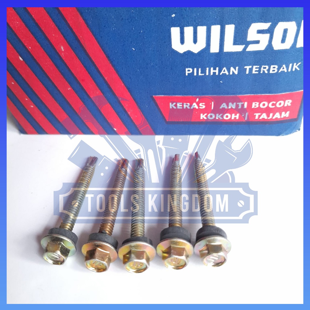 Jual Baut Roofing WILSON 12×70 - WILSON Sekrup Roofing harga satuan ...