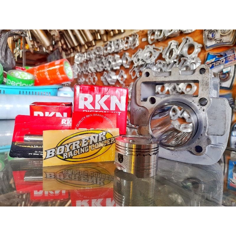 Jual PAKET BORE UP BLOK JUPITER Z VEGA R NEW 5TP PNP CRANKCASE STD ...
