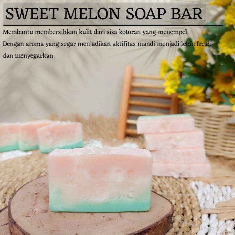 Jual SWEET MELON SOAP BAR SABUN ALAMI AROMA MELON MANIS YANG ...