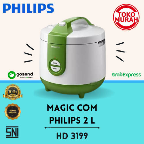 Jual Magic Com/Rice Cooker 2 Liter PHILIPS HD 3119 Body Plastik ...