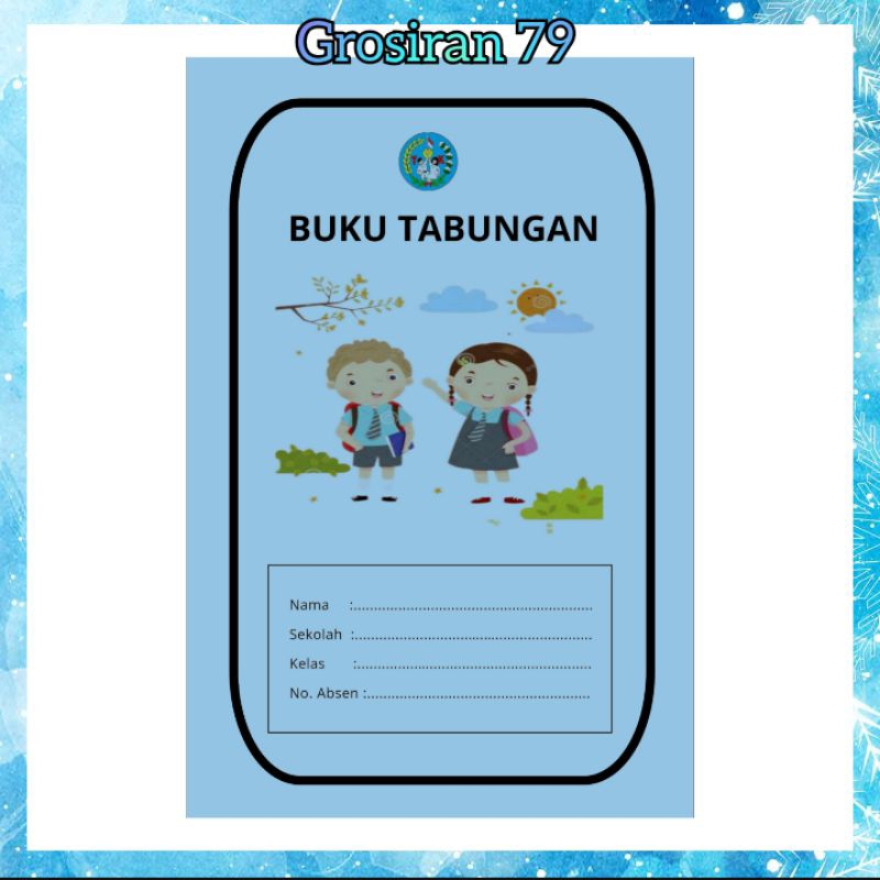 Jual BUKU TABUNGAN ANAK SEKOLAH AESTHETIC SD TK PAUD POLOS FREE SAMPUL UKURAN 16,5 CM X 10,5 CM ...