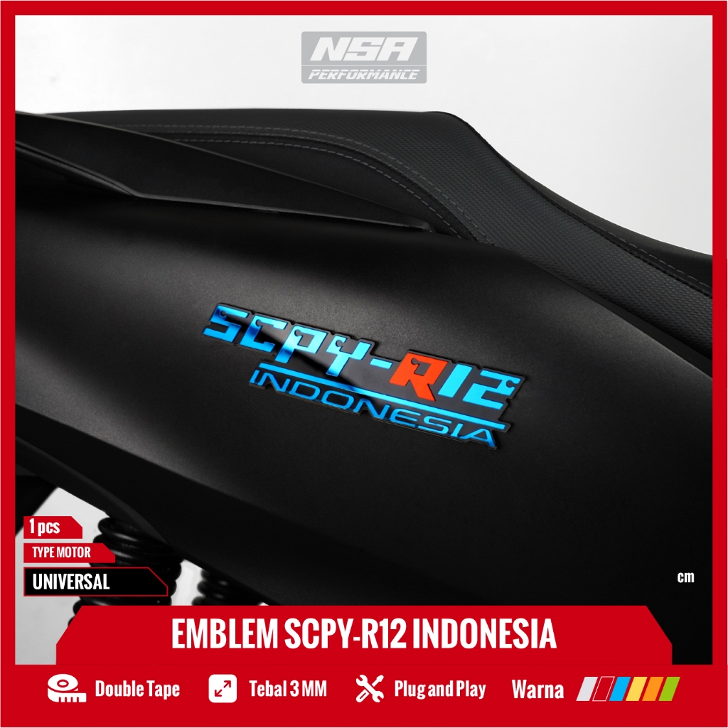 Jual NSA Emblem Scoopy 1PCS Scoopy Ring 12 Logo Scoopy R12 Indonesia ...