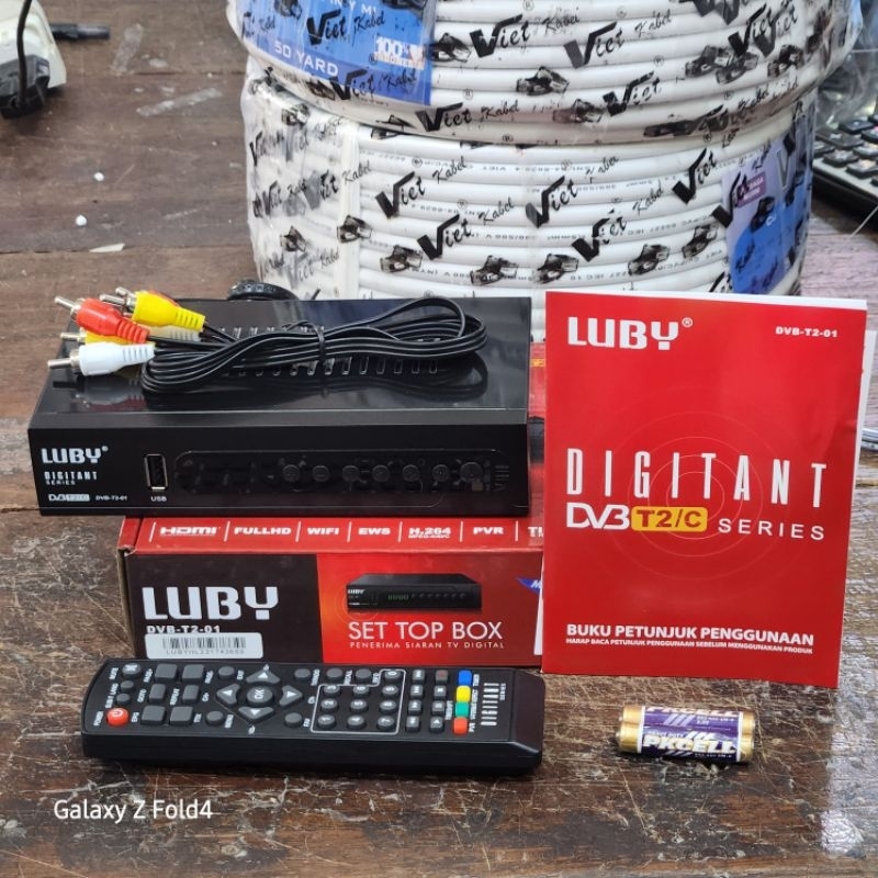 Jual Set Top Box TV LUBY analog ke digital LUBY STB LUBY DVB T2 - 01 02 | Shopee Indonesia