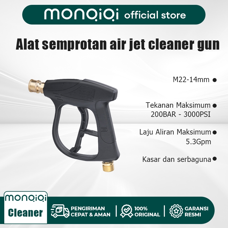 Jual Monqiqi Alat semprotan Gun jet cleaner pendek bisa pasang quick release high pressure nosel ...
