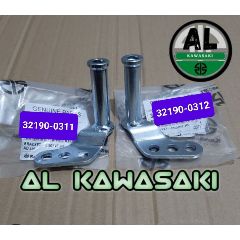 Jual BREKET/BRACKET MESIN GANTUNGAN MESIN KLX 140 KLX140 ORIGINAL ...